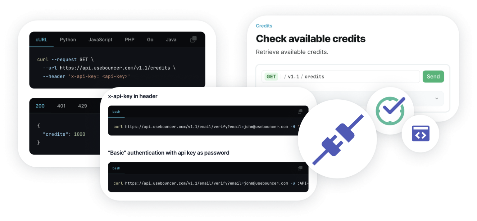 Powerful, secure and Caring Email Verification - Usebouncer