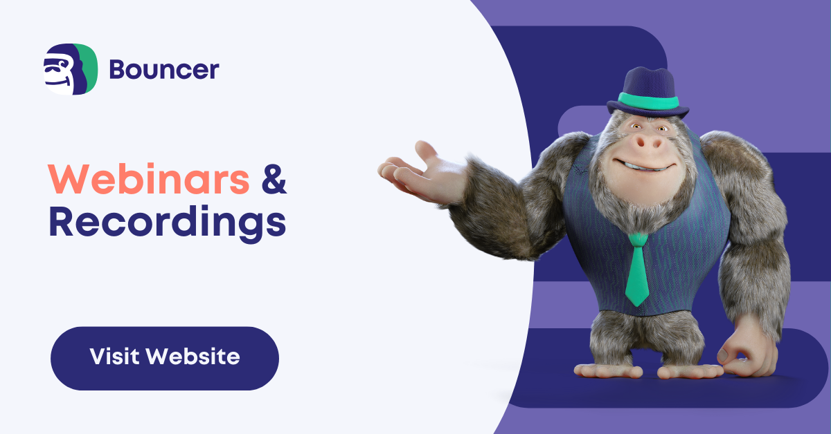 Webinars - Usebouncer