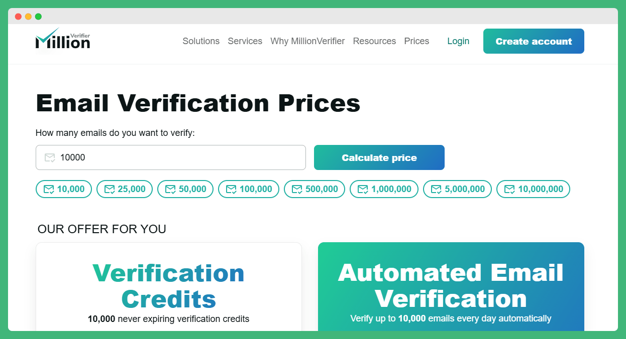MillionVerifier Pricing: All You Should Know