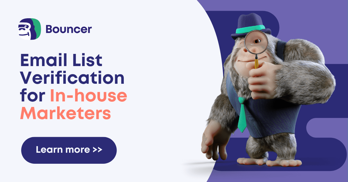 Email List Verification for In-house Marketers - Usebouncer